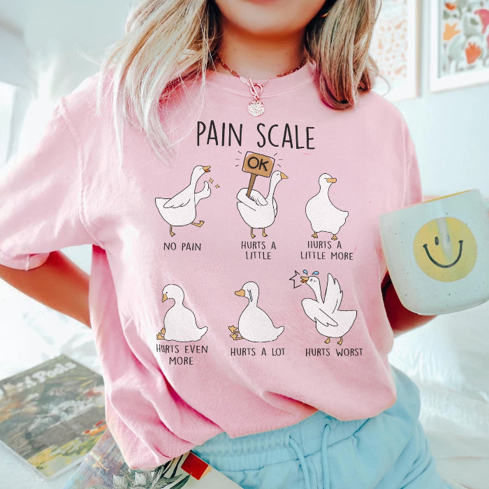 Goose Pain Scale T-Shirt – Shift Drip Co.
