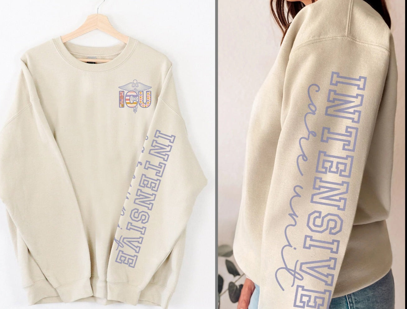 ICU Sleeve Design Sweatshirt – Shift Drip Co.