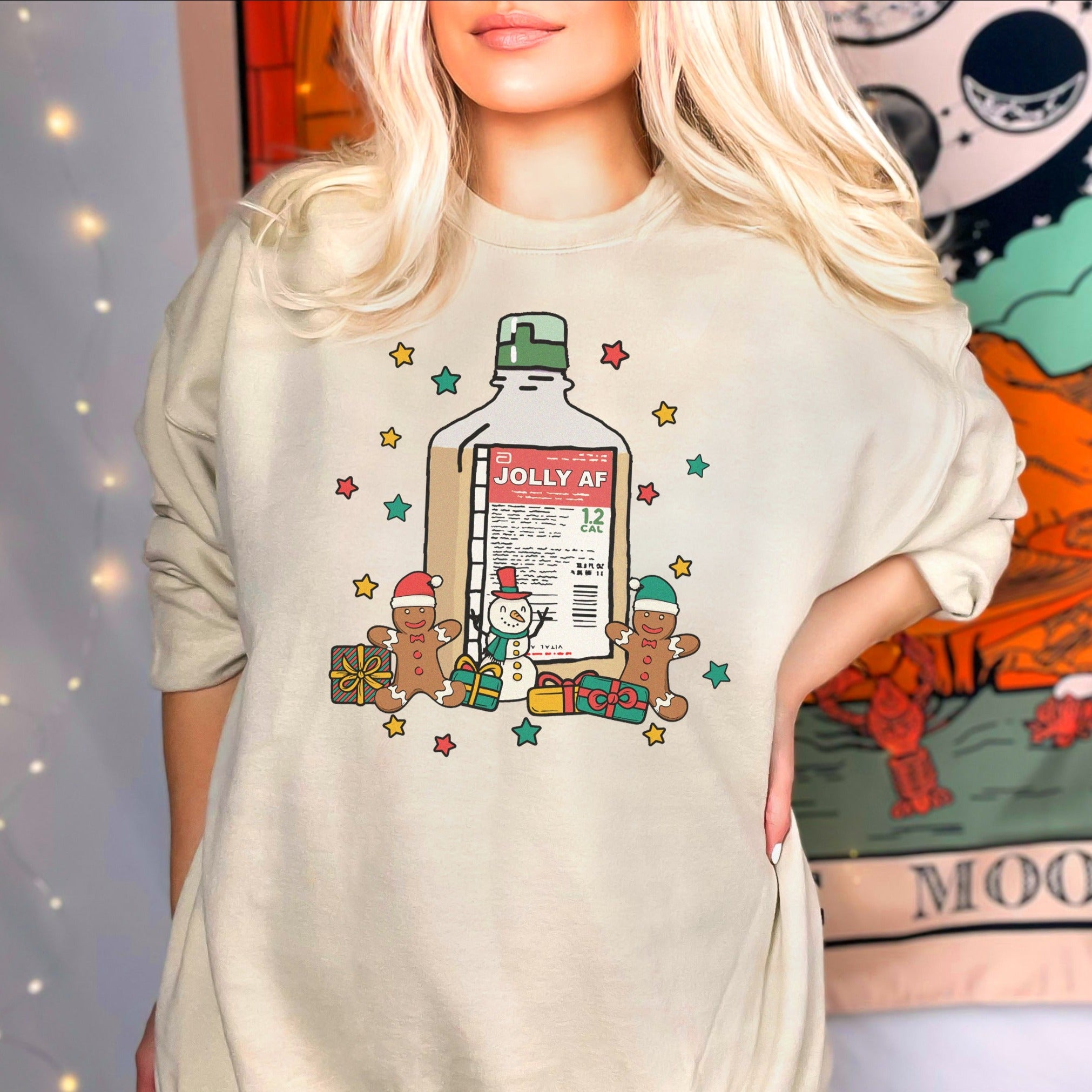 Jolly AF Sweatshirt – Shift Drip Co.
