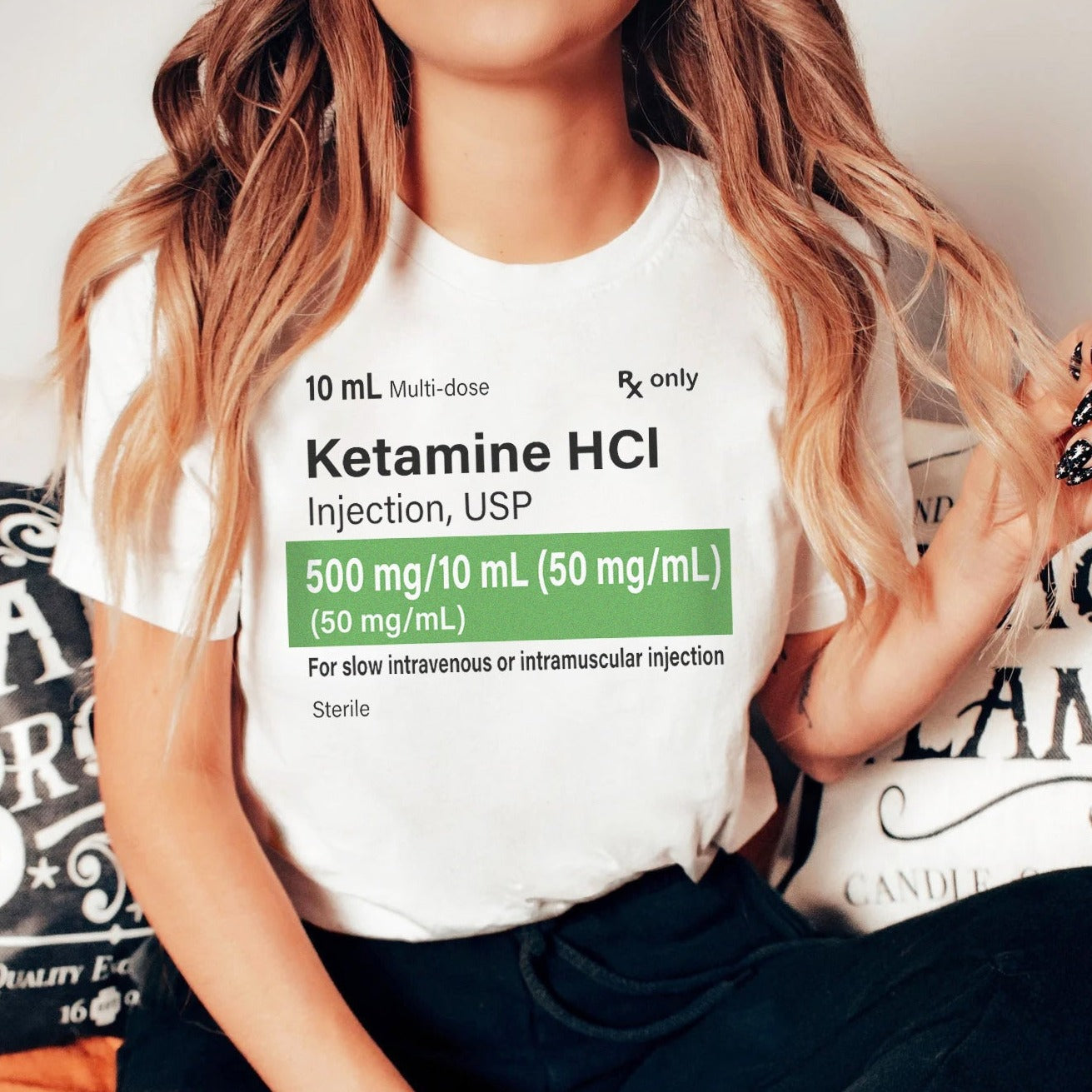 Ketamine Label T-Shirt – Shift Drip Co.