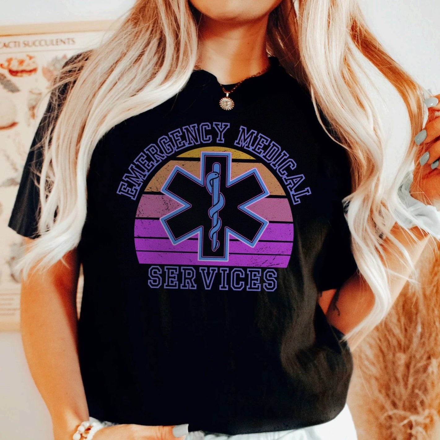 Retro EMS Sunset T-Shirt – Shift Drip Co.