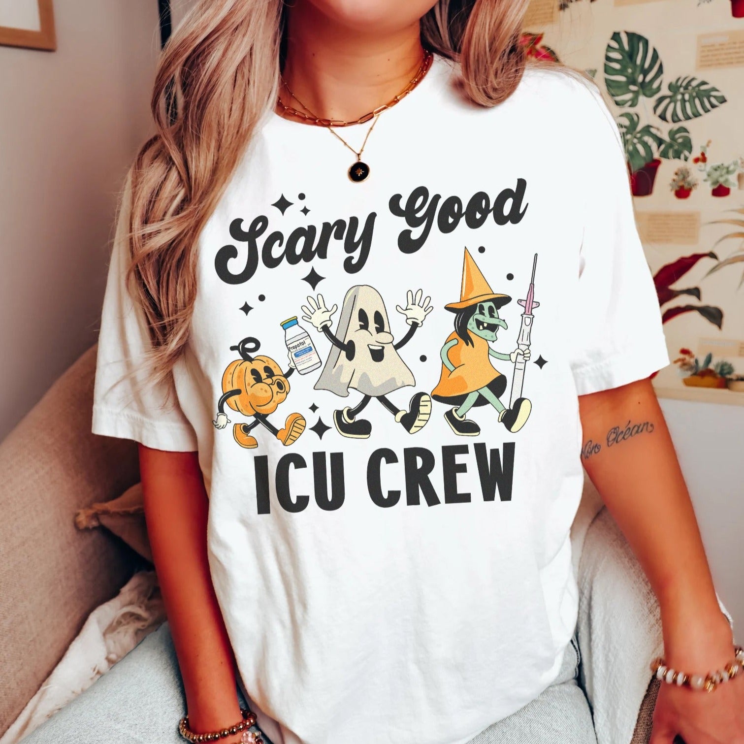 Scary Good ICU Crew T-Shirt – Shift Drip Co.