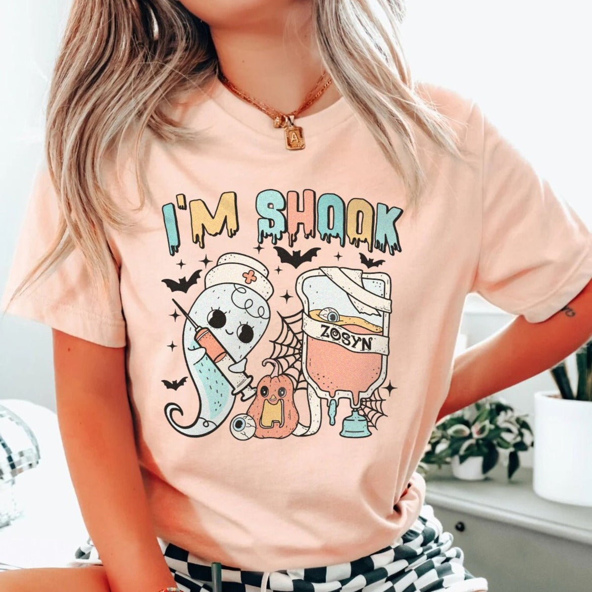 I'm Shook Ghost & Zosyn T-Shirt – Shift Drip Co.