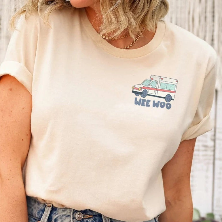 Minimalist Wee Woo T-Shirt – Shift Drip Co.
