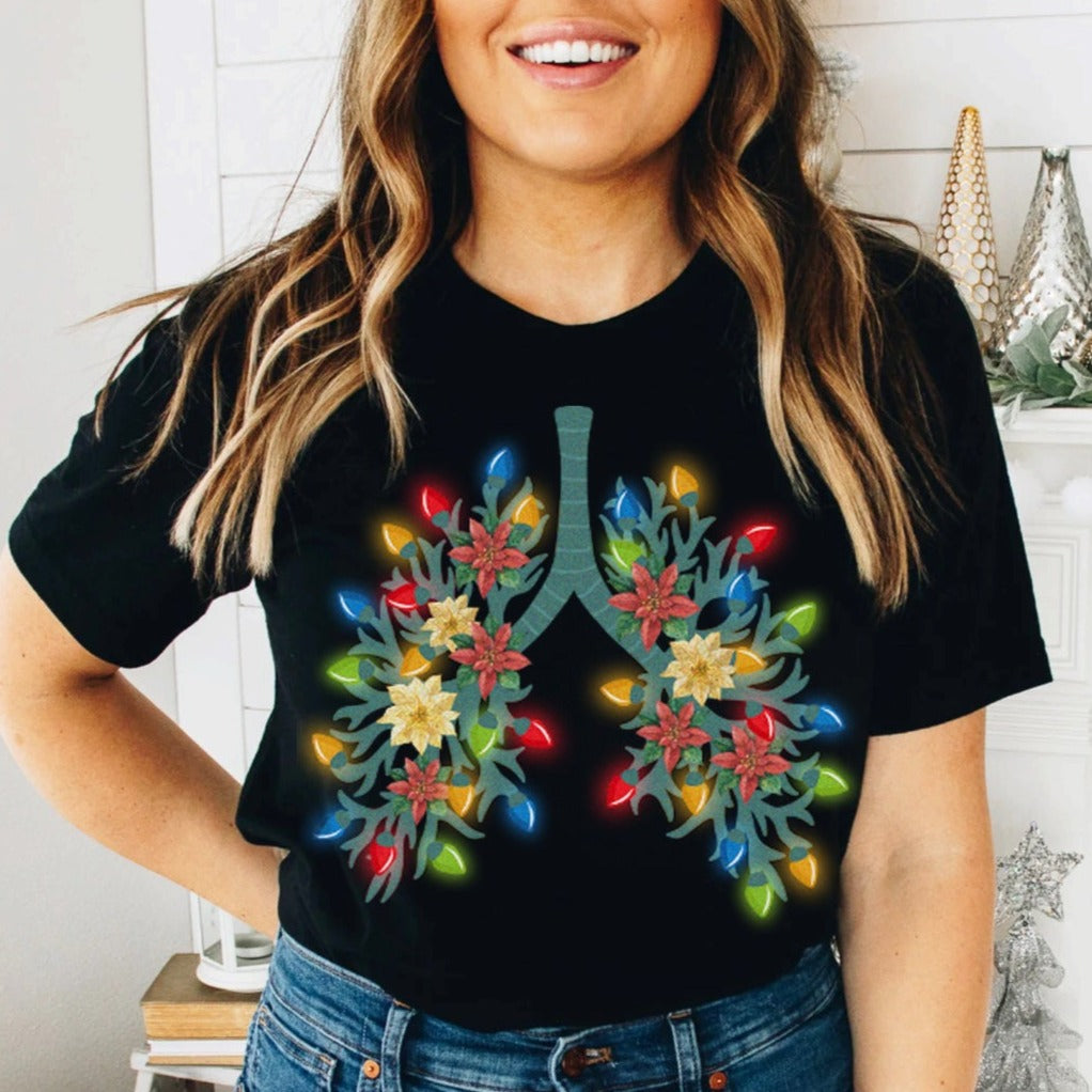 Christmas Lungs T-Shirt – Shift Drip Co.