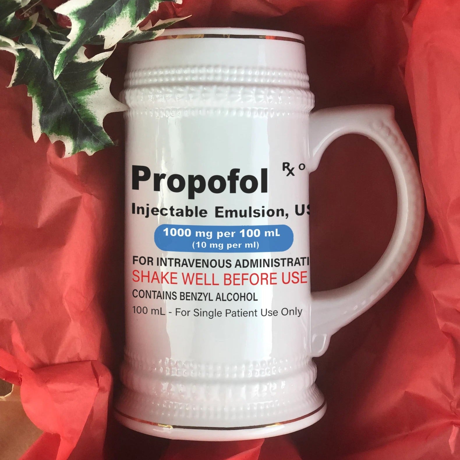 Propofol Beer Stein Mug – Shift Drip Co.