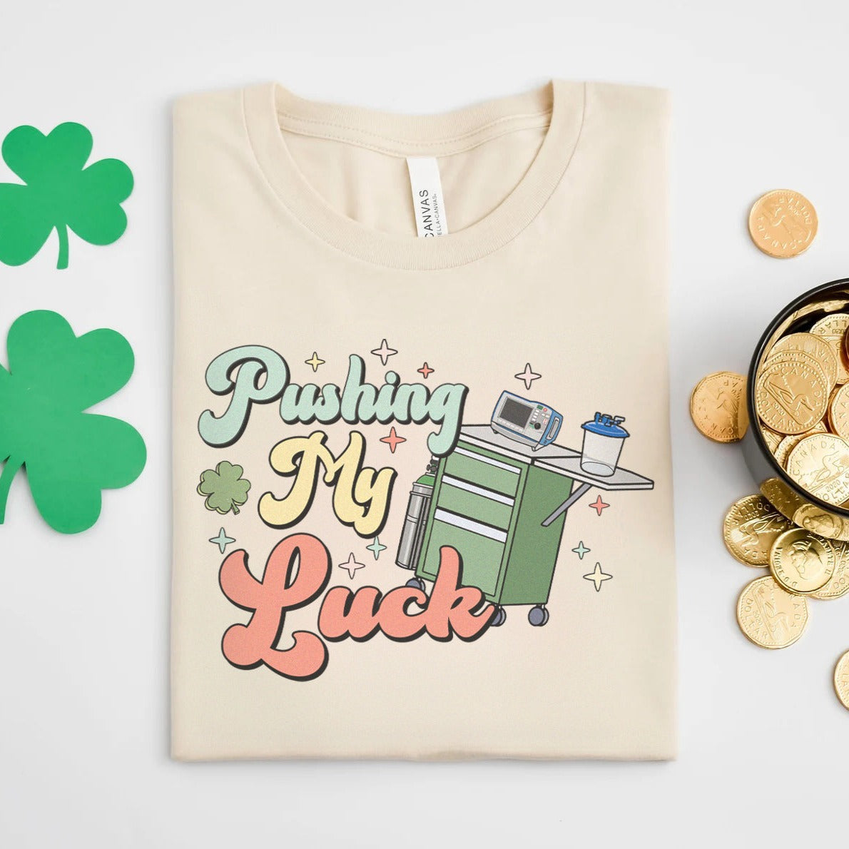 Pushing my Luck T-Shirt – Shift Drip Co.
