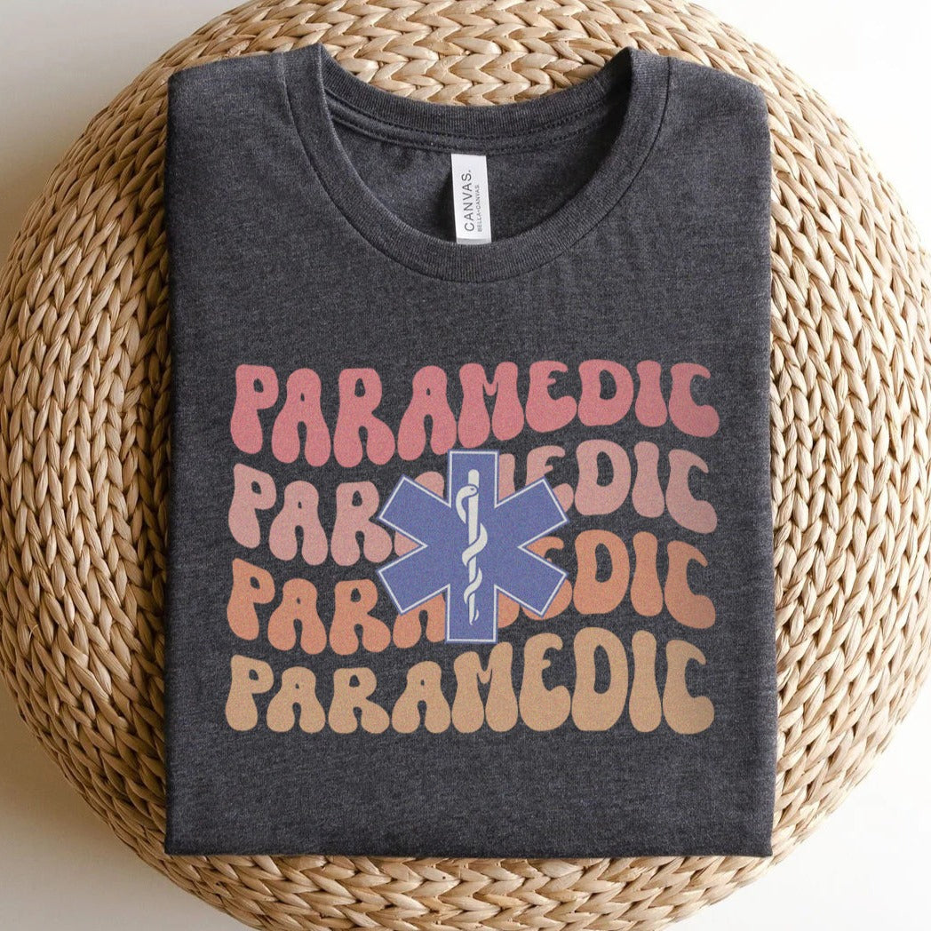 Retro Paramedic T-Shirt – Shift Drip Co.